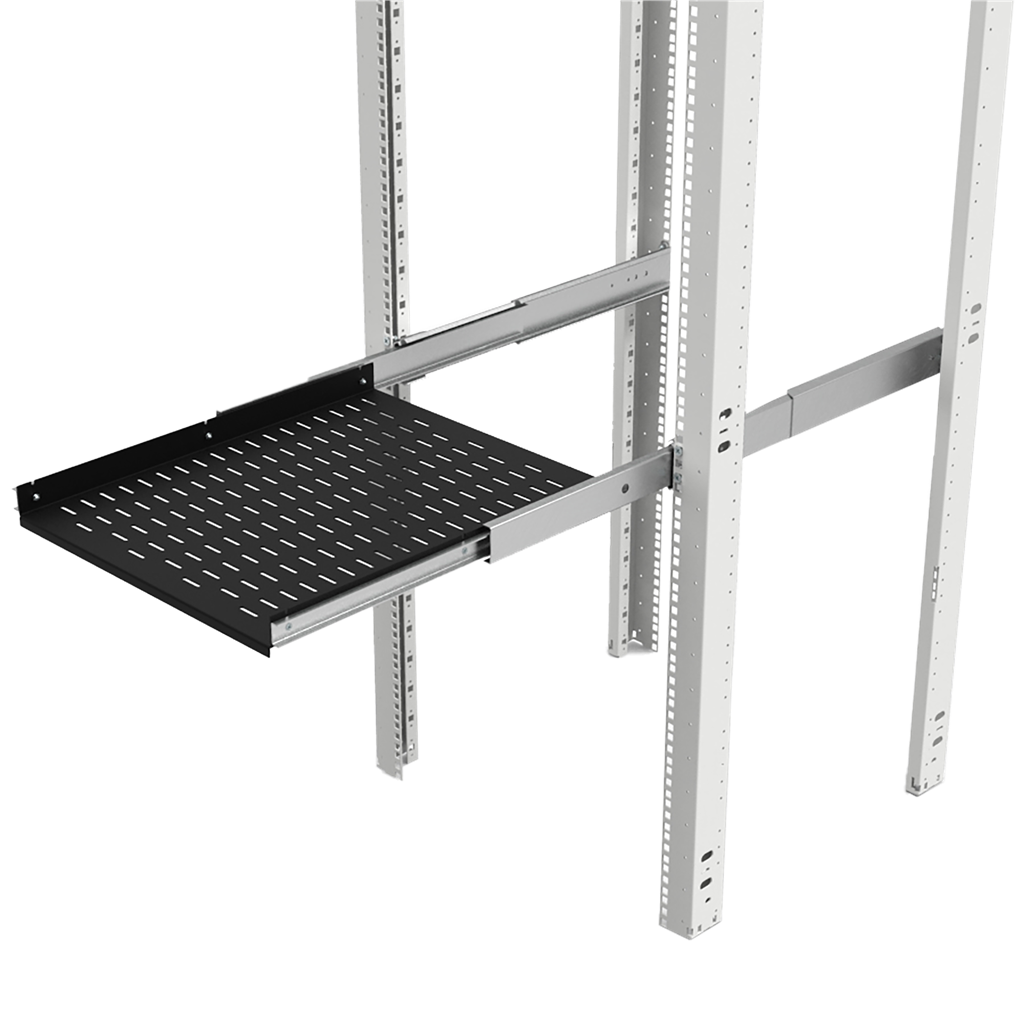 19'' Tablar teleskop perforiert 700mm, max. 50Kg - 907952